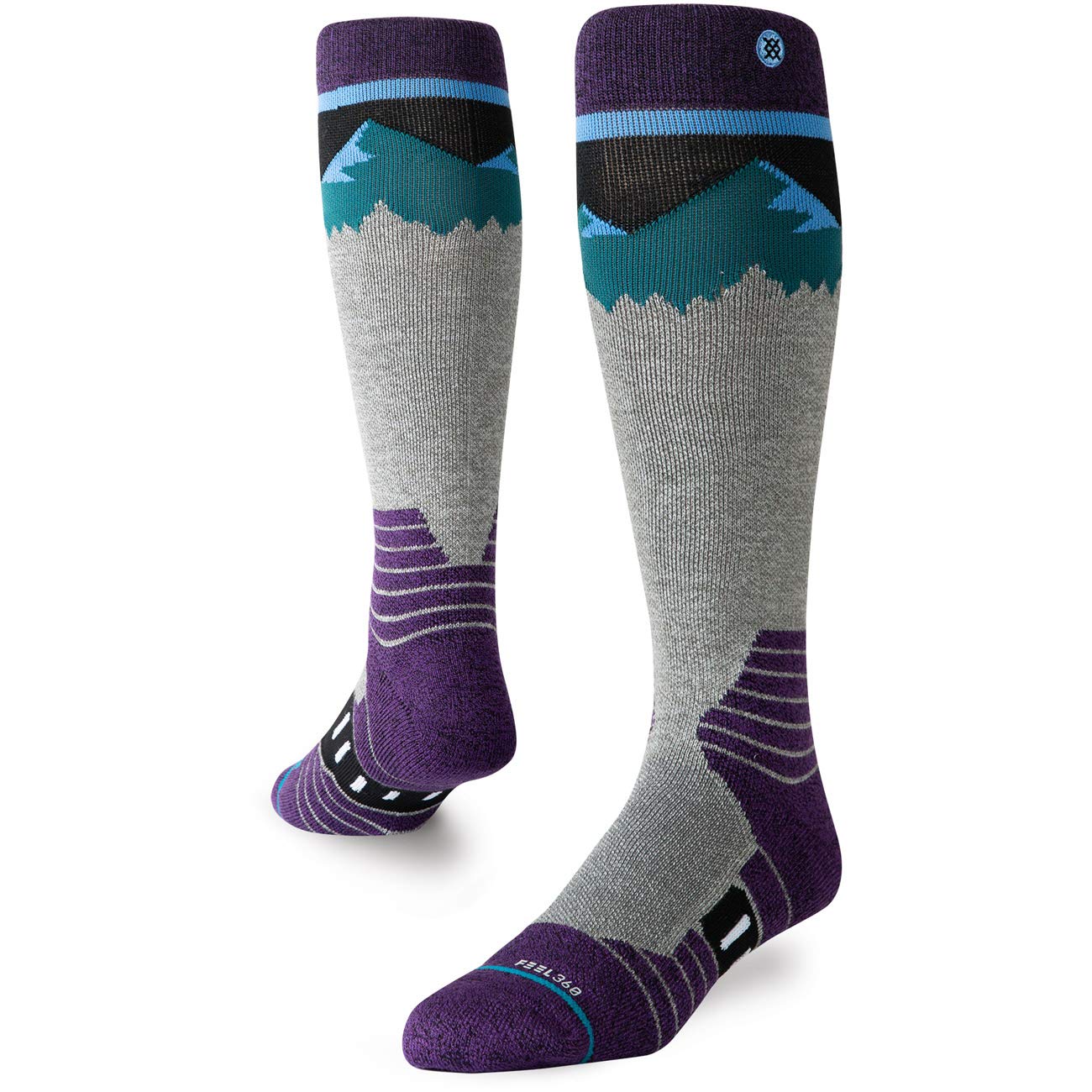 Stance Ridge Line Socks - Blue, 6-8.5 US