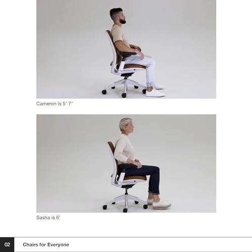 Steelcase Series 2 Office Chair - Ergonomic Work Chair with Wheels for Carpet - with Back Support, Weight-Activated Adjustment & Arm Support - Adjustable Rolling Chairs for Desk - Graphite