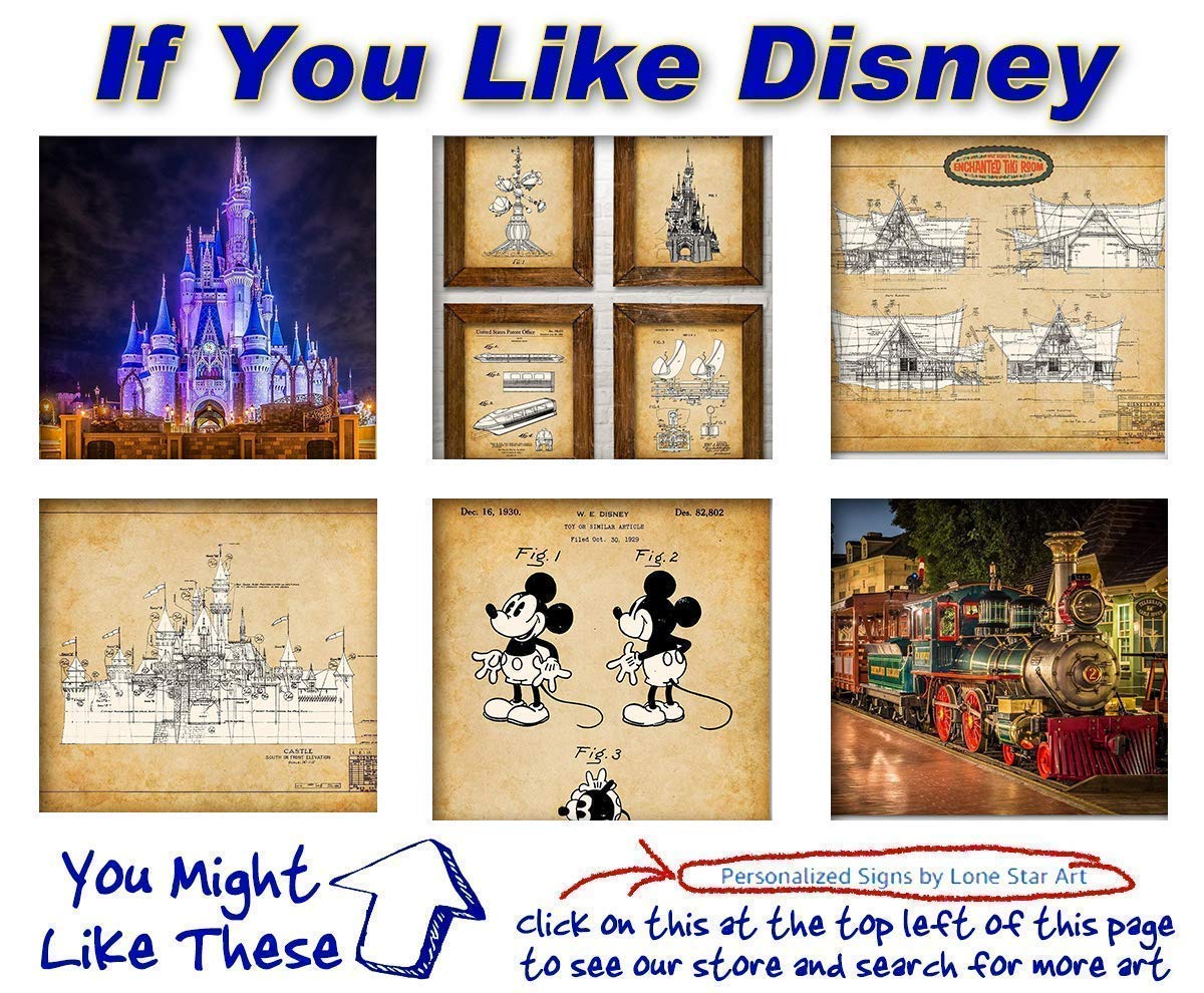 Tower of Terror with Ghosts - 11x14 Unframed A Print - Great Children's Room Decor and Gift for Disney Fans Under $15