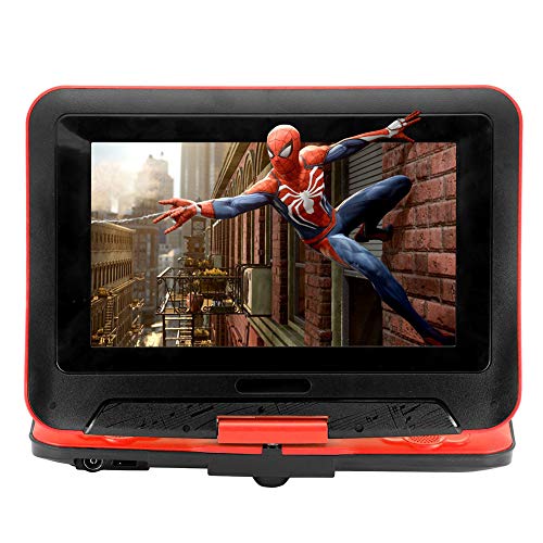 YINSY 9.8" Portable DVD Player,with Swivel HD Screen and Remote Control, Video Player for Kids, Support AV-in/AV-Out/SD/USB