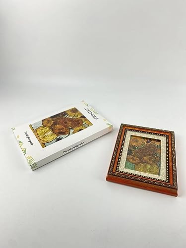 SJRENDKJ Printed photographs Sunflowers by Vincent Van Gogh The World Classic Art Reproductions, Giclee Canvas Prints Wall Art