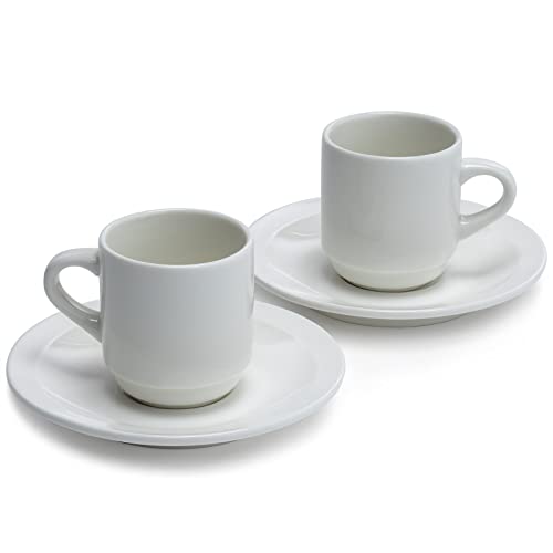 Zojirushi CD-WCC30 Micom 101 oz. Water Boiler and Warmer (Silver Dark Brown) Bundle with Inner Container Cleaner (4 Packets), and Ceramic Tiara Espresso Cup and Saucer Set (2-Pack) (4 Items)