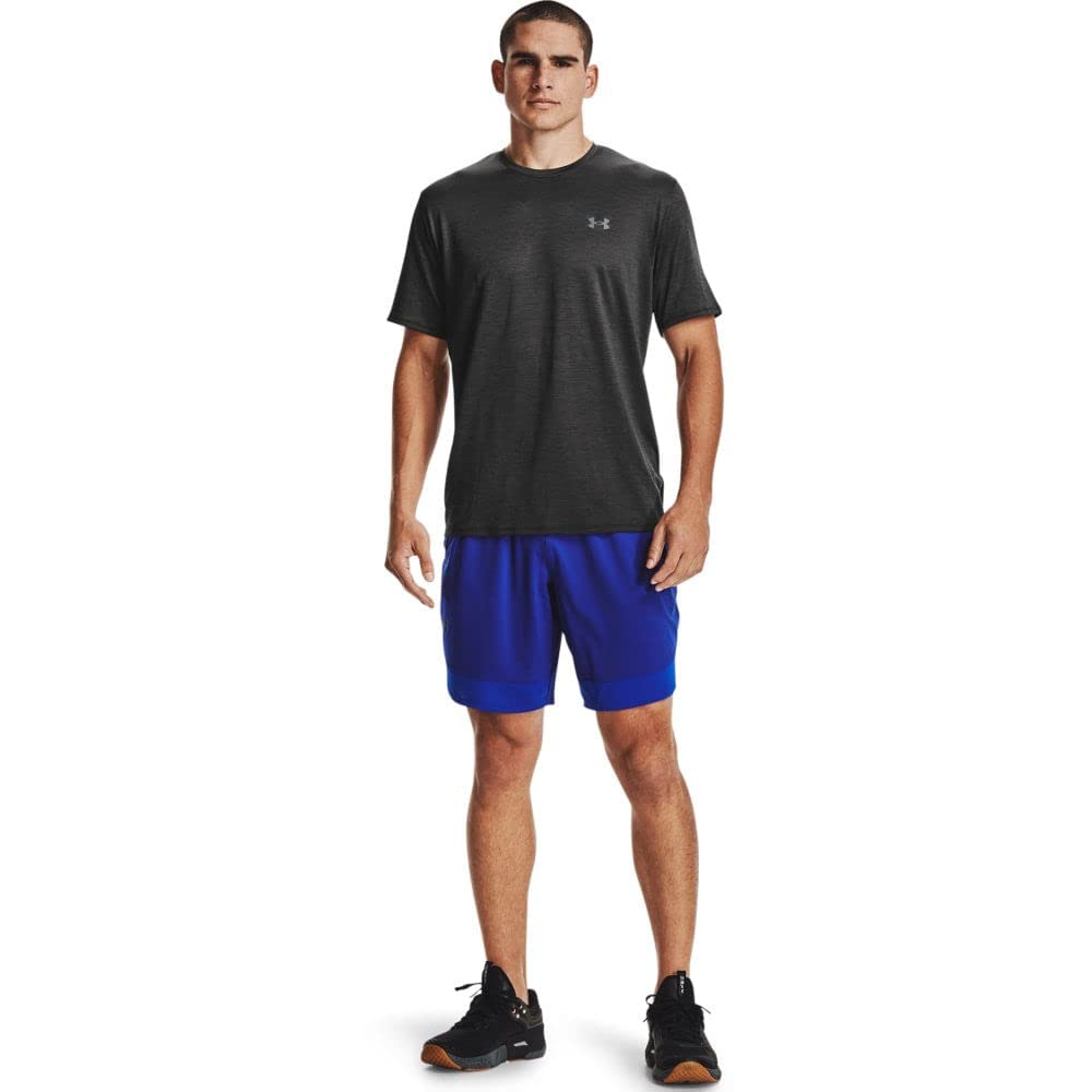 Under Armour mens Training Vent 2.0 Short-Sleeve T-Shirt , Black (001)/Pitch Gray , X-Large