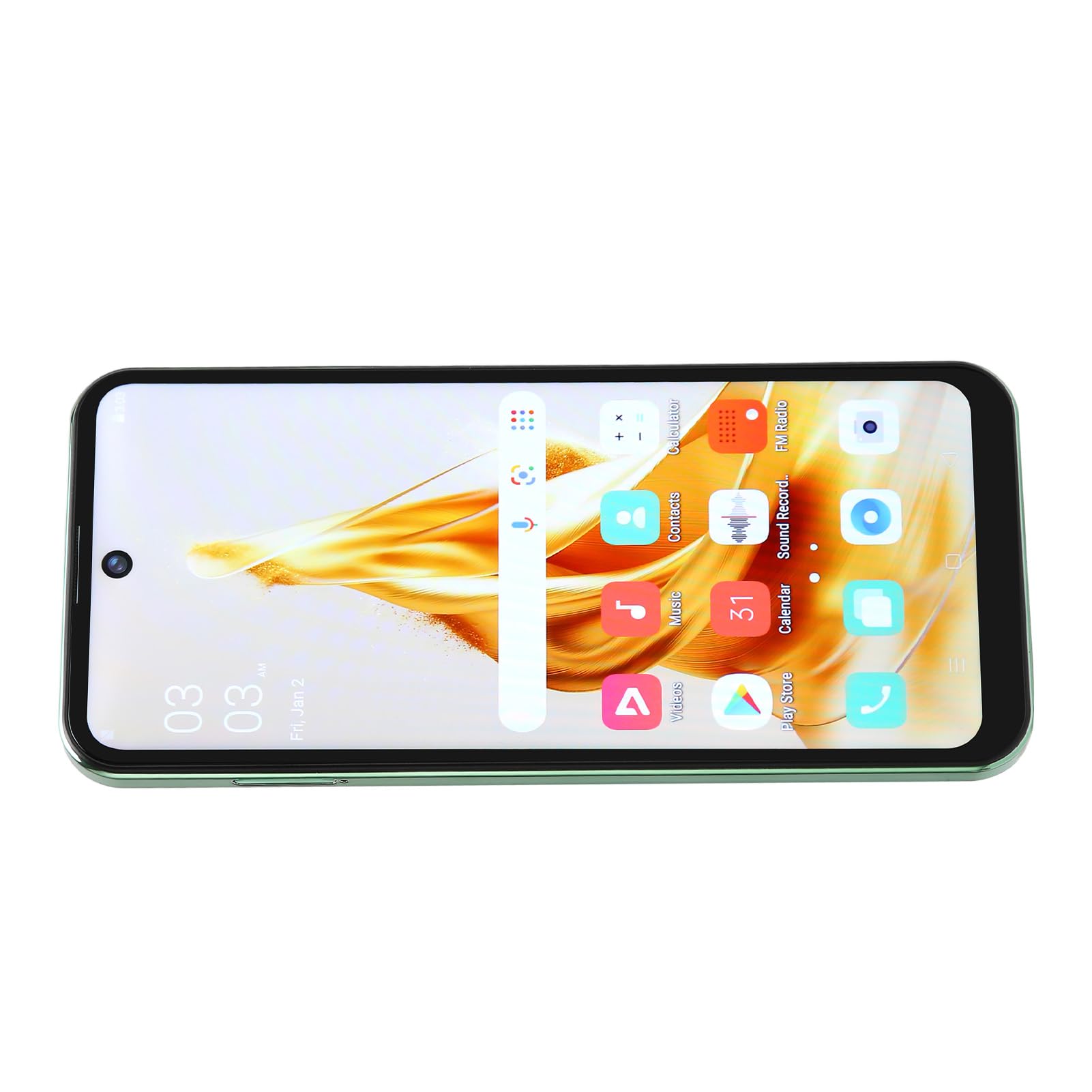 SHYEKYO Face Unlock Phone, 100-240V 6GB RAM 128GB ROM 24MP Rear 8MP Front Camera HD Mobile Phone for Home (#1)