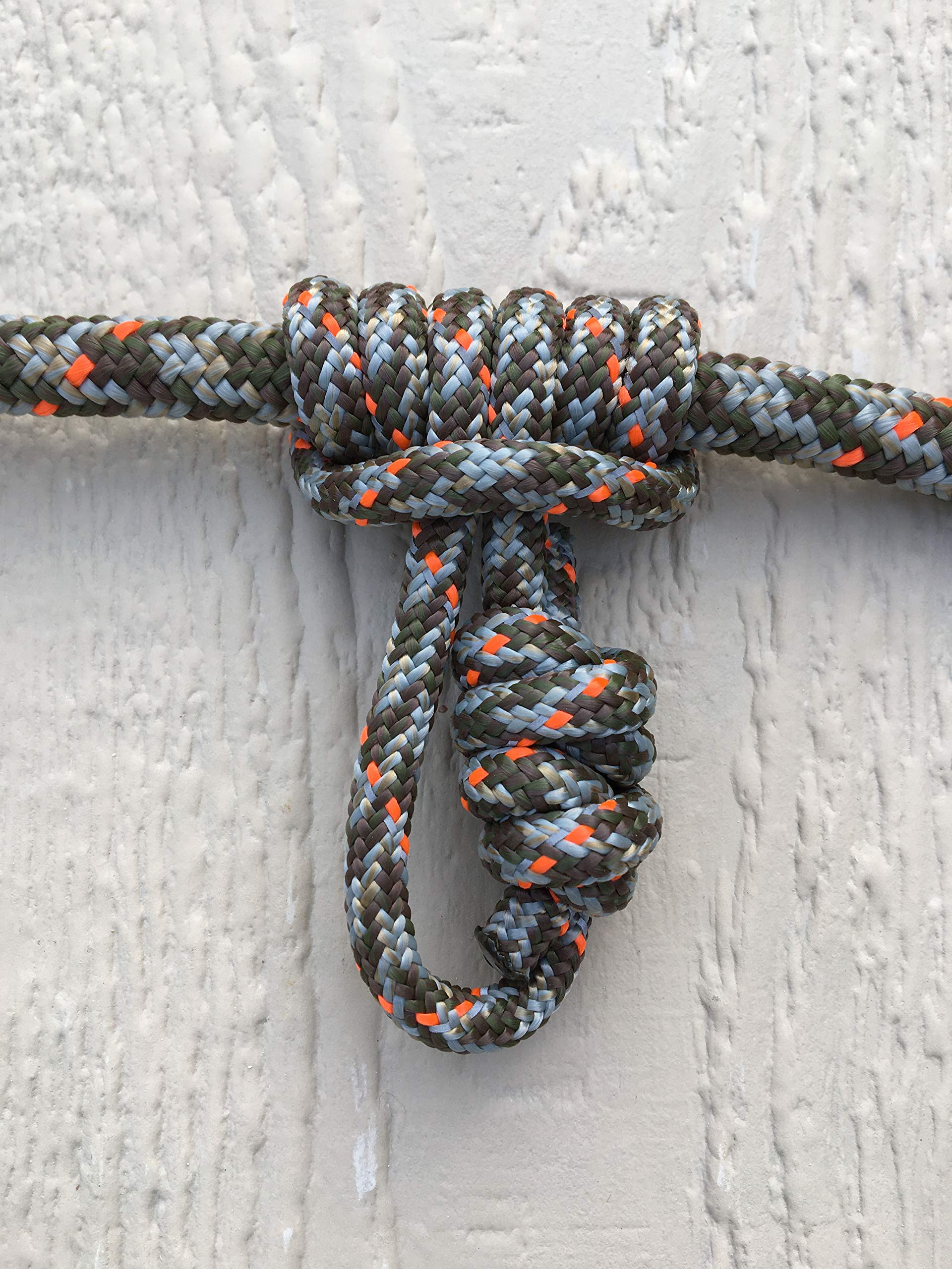 ZOOK Line 1.0 | 30 ft. 1-Man Hunting Safety Rope | Tree Stand Climbing Lifeline | Camo Tree Strap