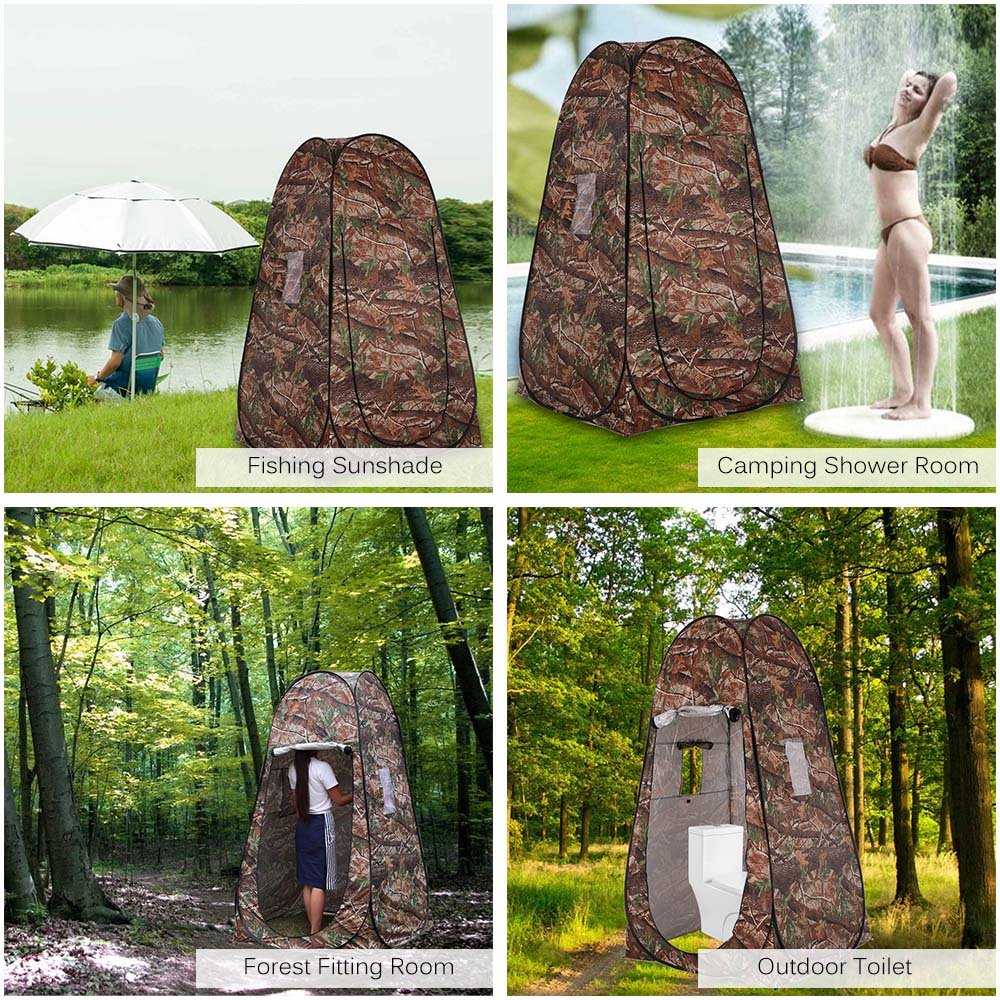 Taruor Pop Up Privacy Tent,Portable Privacy Shower Toilet Tent, Camping Pop Up Tent Beach Changing Tent