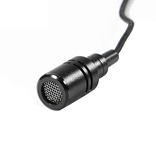 XIAOMINDIAN USB Stereo External Microphone High Fidelity Microphone for GoPro Hero 4 3 3 Plus Action Camera (Color : Black)
