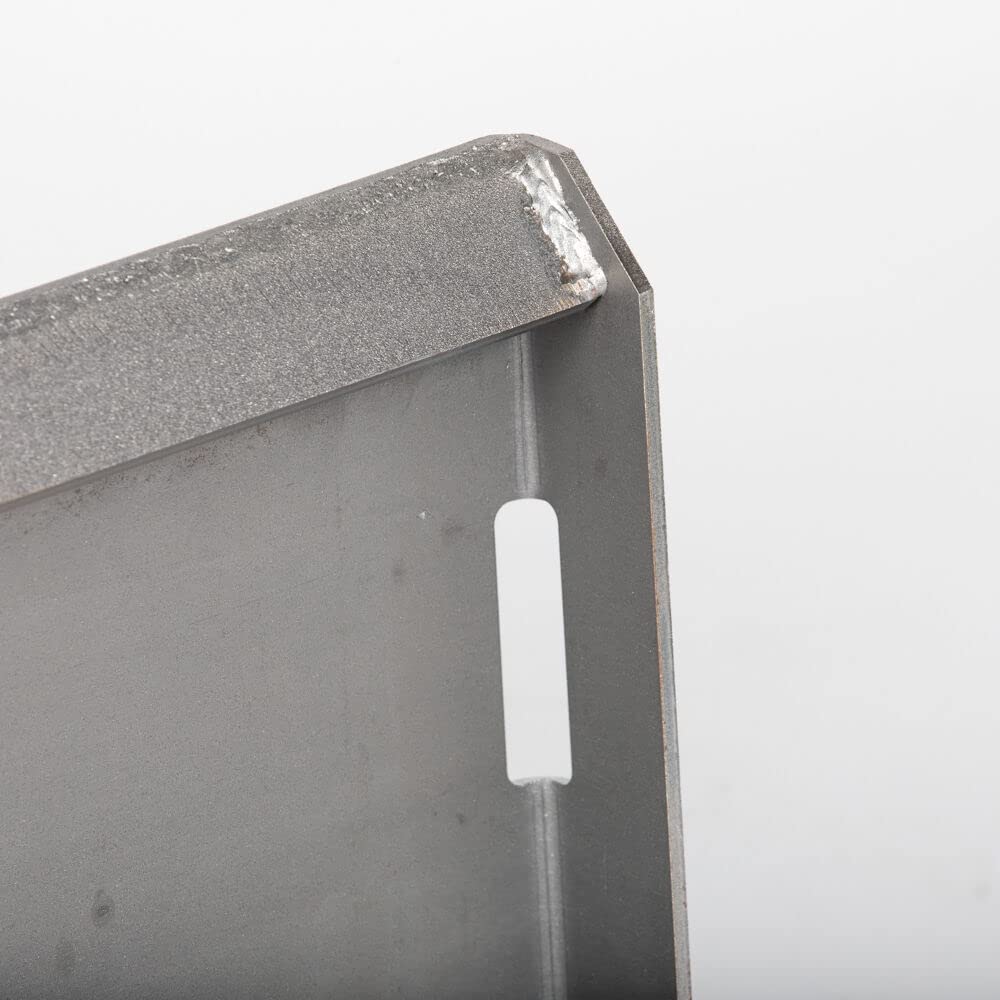 Titan Attachments 3/16in Universal Quick Tach Mount Plate, Thick Plate Attachment, Fits Kubota and Bobcat Skid Steers and Tractors