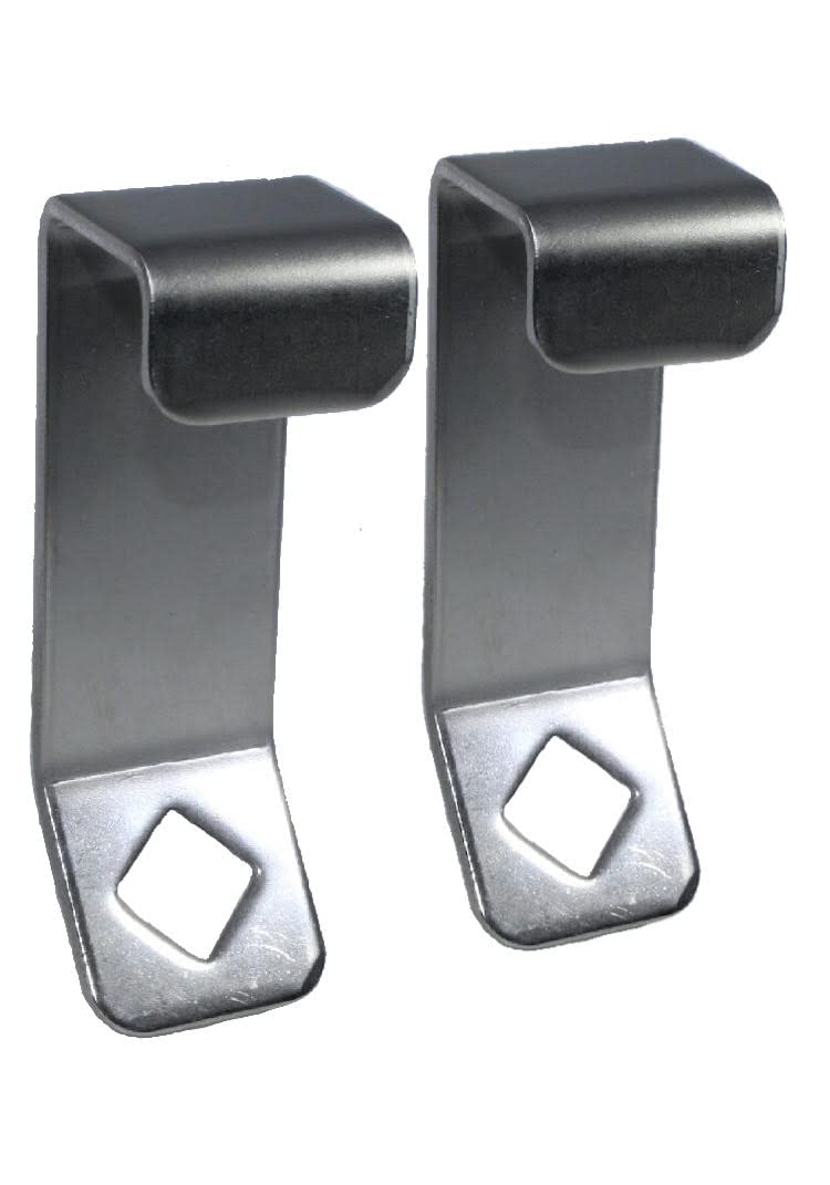 Universal Cooler Lock Brackets: Designed to fit Tie Down Slot of Mid to Large Rotomolded Ice Chests (Compatible with Yeti/RTIC Coolers) Made of Stainless Steel in The U.S.A. ( Pair )