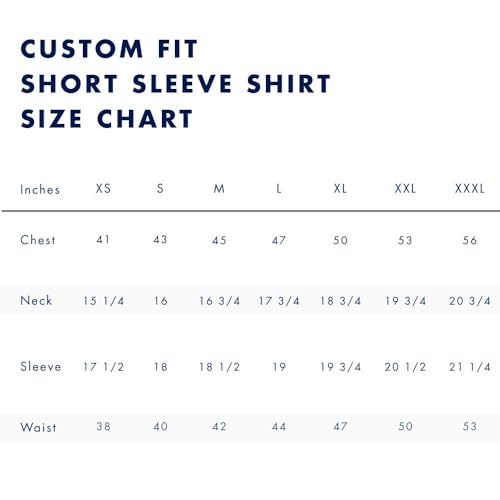 Tommy Hilfiger Men's Short Sleeve Casual Button Down Shirt in Regular Fit, Carbon Navy