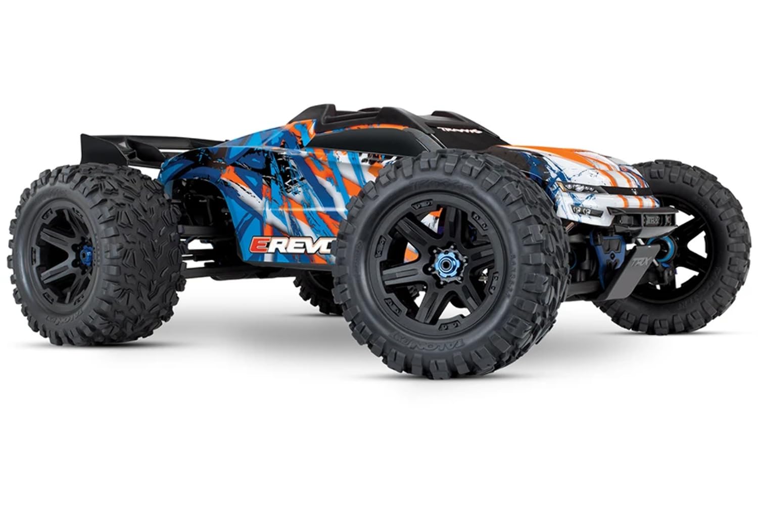 Traxxas 1/10 Scale E-Revo Brushless Racing Monster Truck, Orange