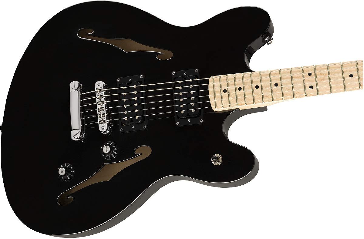 Squier Affinity Series Starcaster Electric Guitar, with 2-Year Warranty, Black