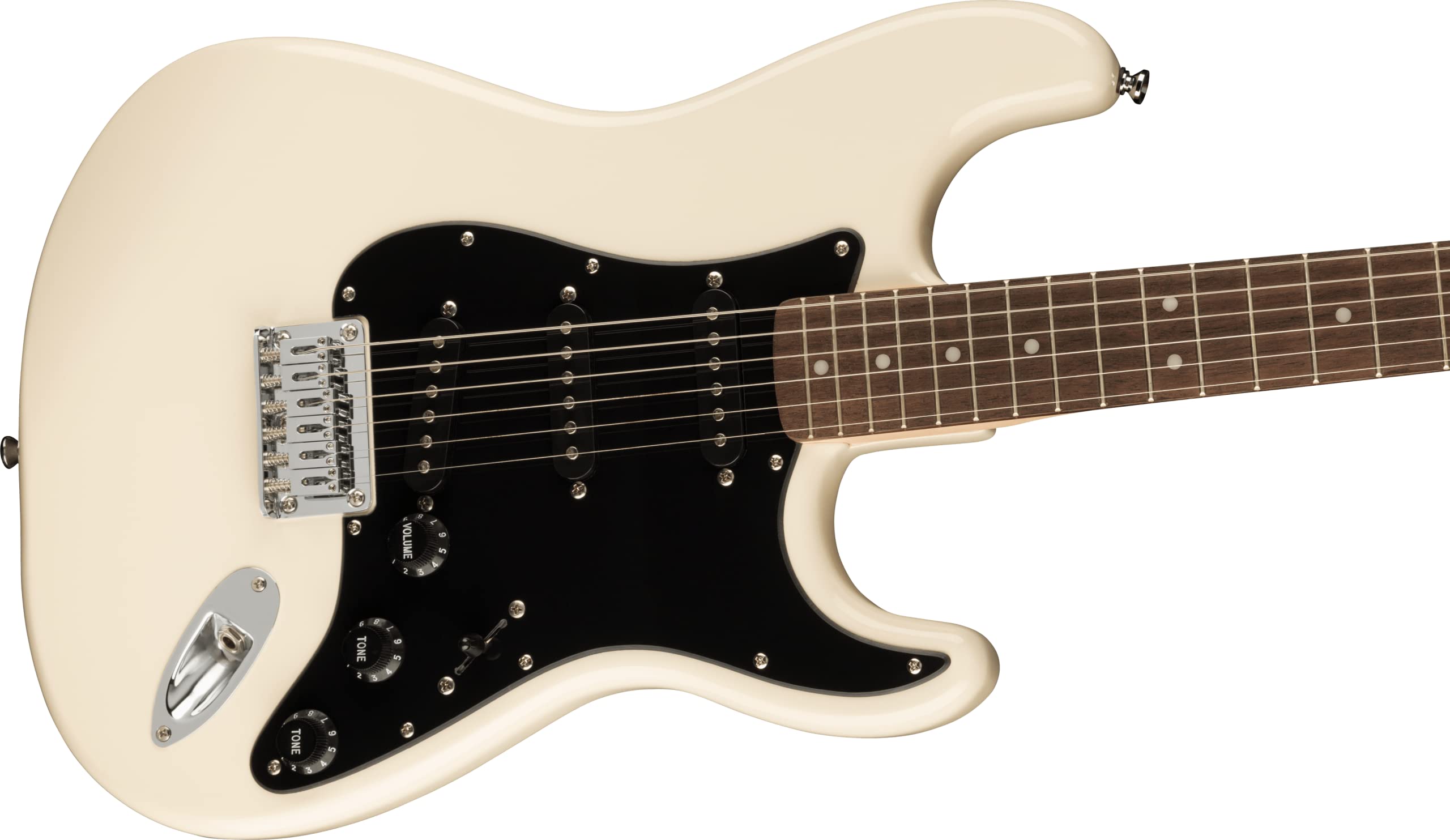 Squier Bullet Stratocaster HT SSS Electric Guitar, with 2-Year Warranty, Sonic Gray, Laurel Fingerboard