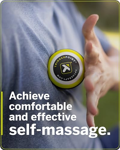 TriggerPoint MB1 EVA Foam Massage Ball - Deep Tissue Self Massage Mimics Massage Therapist Hands - Targets Hard-to-Reach Small Muscle Tightness, Eases Joint & Muscle Pain - Lightweight, Easy to Clean