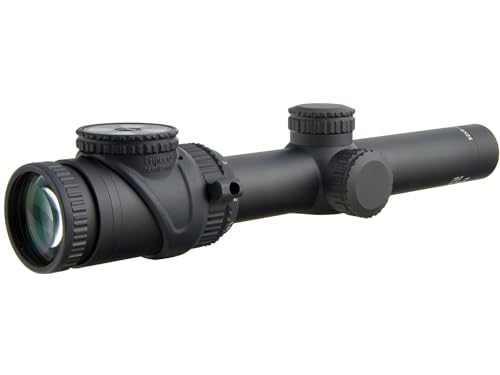 Trijicon 266978 AccuPoint 1-6x24 Riflescope with BAC Green Triangle Post Reticle, 30 mm Tube,black