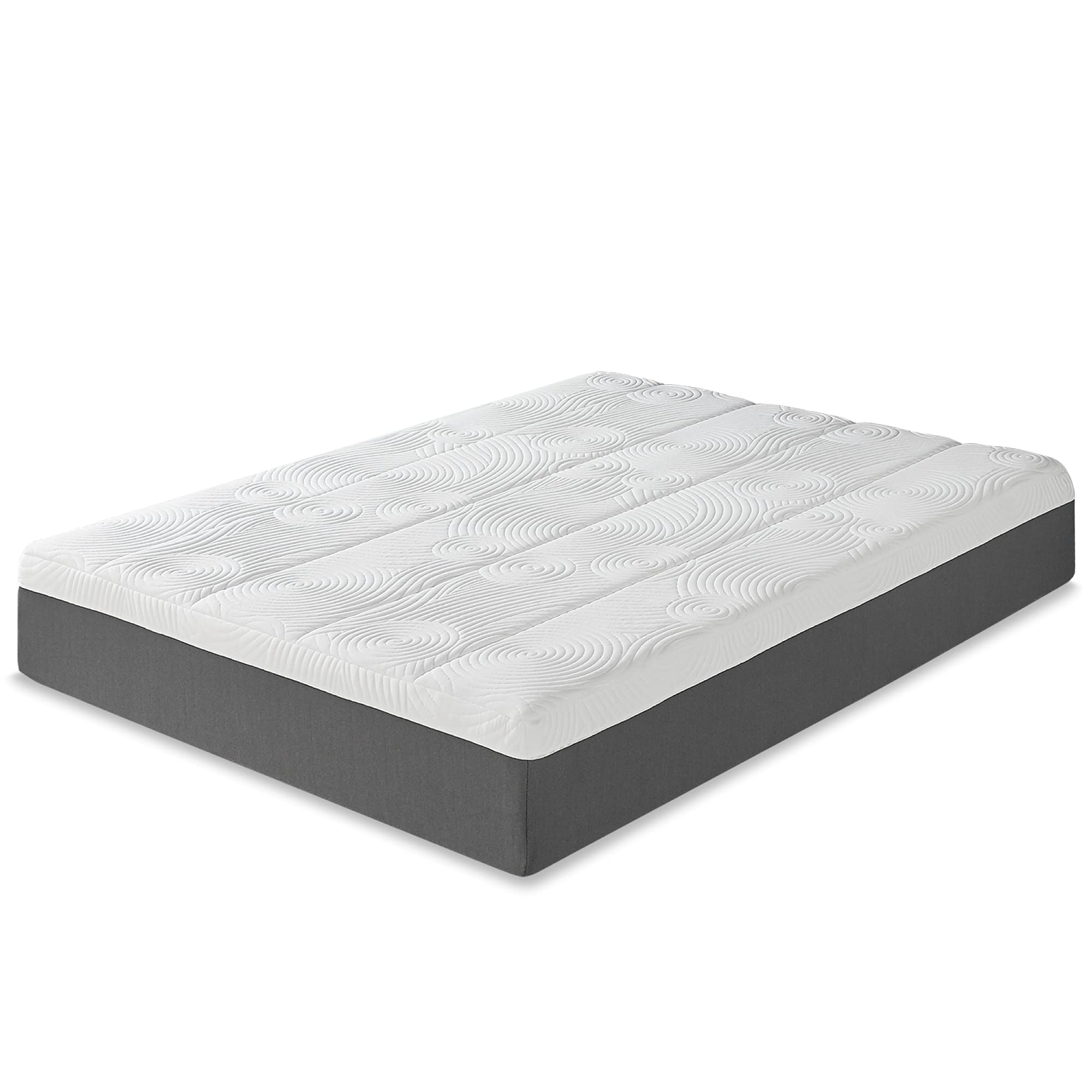 Zinus Blackstone 12 Inch Green Tea Airflow Memory Foam Mattress/CertiPUR-US Certified/Bed-in-a-Box/Pressure Relieving, Queen