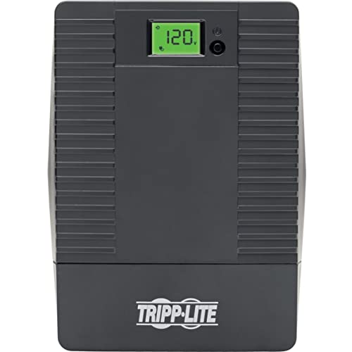 Tripp Lite 1440VA 1200W UPS Smart Tower, 8-Outlet Desktop Battery Backup, AVR USB LCD, 3-Year Warranty & $250,000 Connected Equipment Insurance (SMART1500TSU)