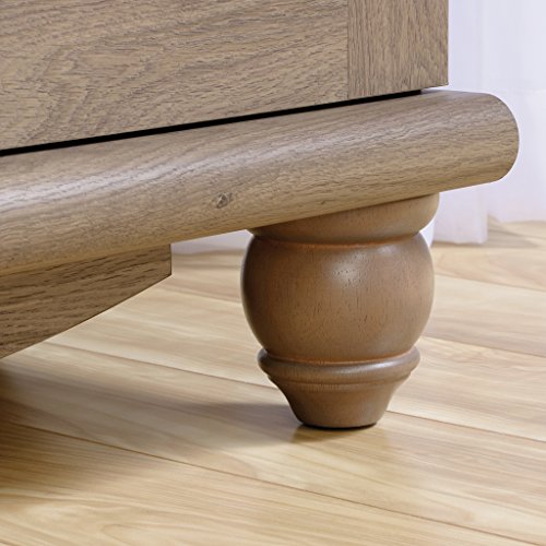 Sauder Harbor View Library with Doors, Salt Oak finish