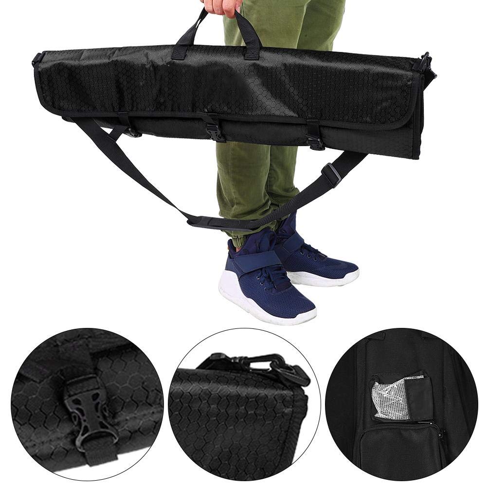 Tihebeyan Recurve Bow Case, Portable Lightweight Arrow Quiver Holder Shoulder Handle Carrying Bag Pouch Bow Target,Universal Take Down Bow Case (Black)