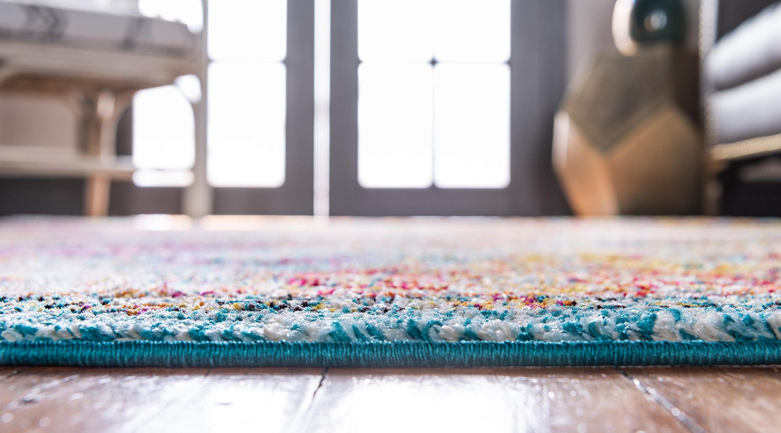 Unique Loom Penrose Collection Area Rug - Blake (9' 10" x 13' 11" Rectangle, Multi/ Blue)