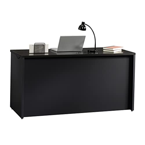 Sauder Via Credenza, L: 59.45" x W: 23.47" x H: 29.76", Bourbon Oak