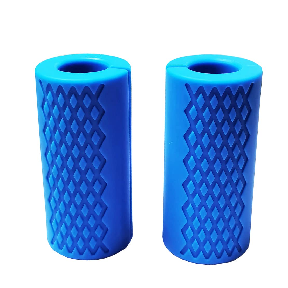 Weight Bar Grips Fit Standard Barbell, Dumbell Handles, Thick Bar Training Adapter for Weightlifting & Cable Attachments Fitness Training Rope Grips for Body Arm Forearm Builder Strength(Blue)