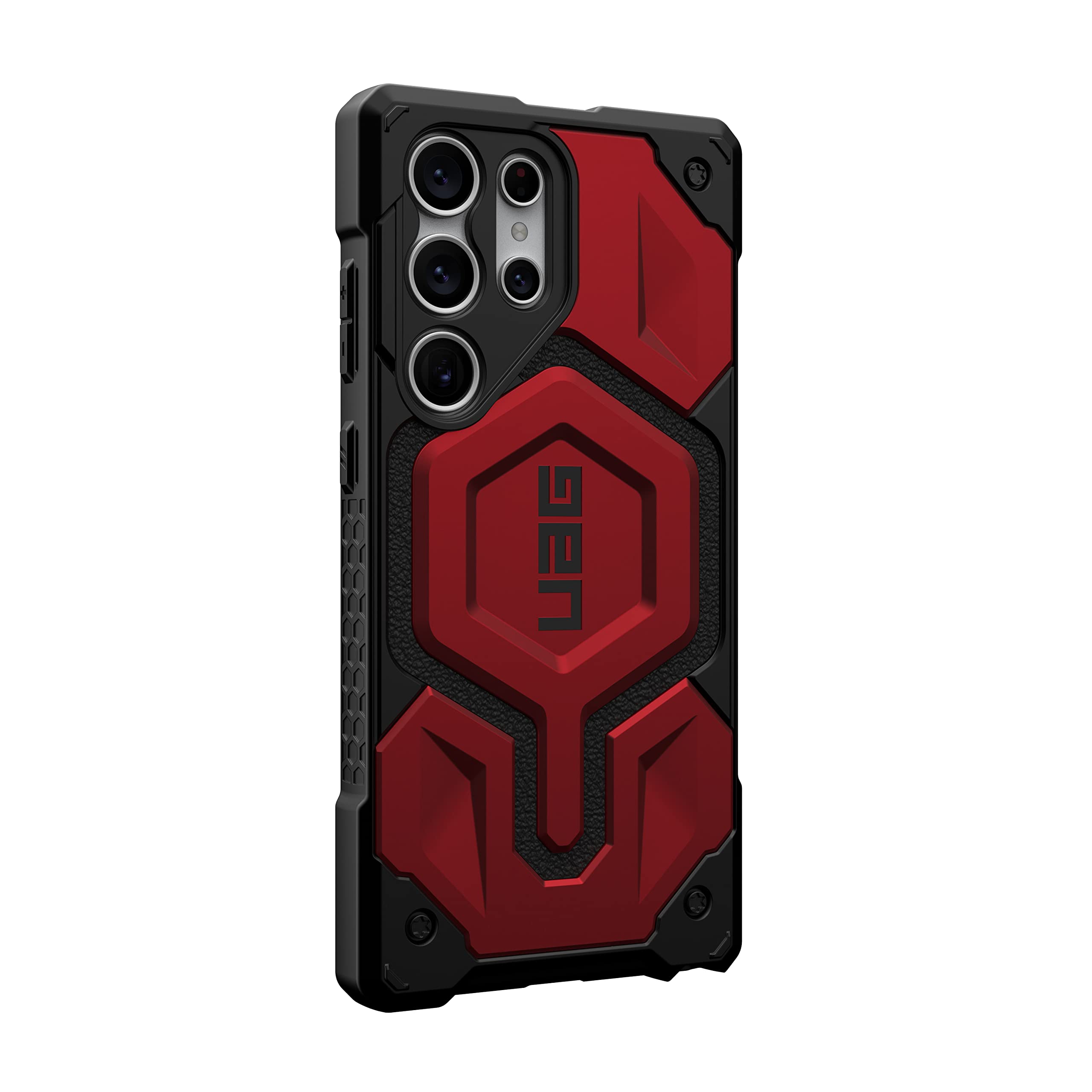 URBAN ARMOR GEAR UAG-GLXS23ULT-PM-CR Galaxy S23 Ultra Shockproof Case, Monarch Pro Crimson