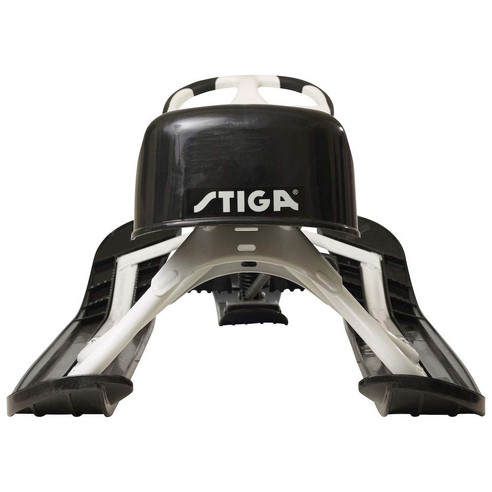 Stiga adult sled snowracer racing sled king size GT steering sled black/white