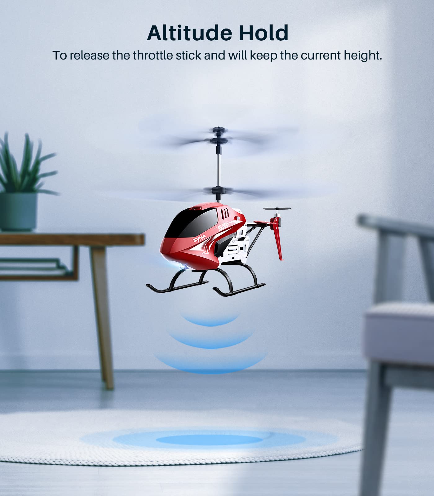 SYMA Remote Control Helicopter, S50H RC Helicopter with 16 Mins Flight Time, Altitude Hold and One-Key Take Off/Landing RC Plane, Gyro Stabilizer, 3.5 Channel, Gift Helicopter Toys for Kids Adults