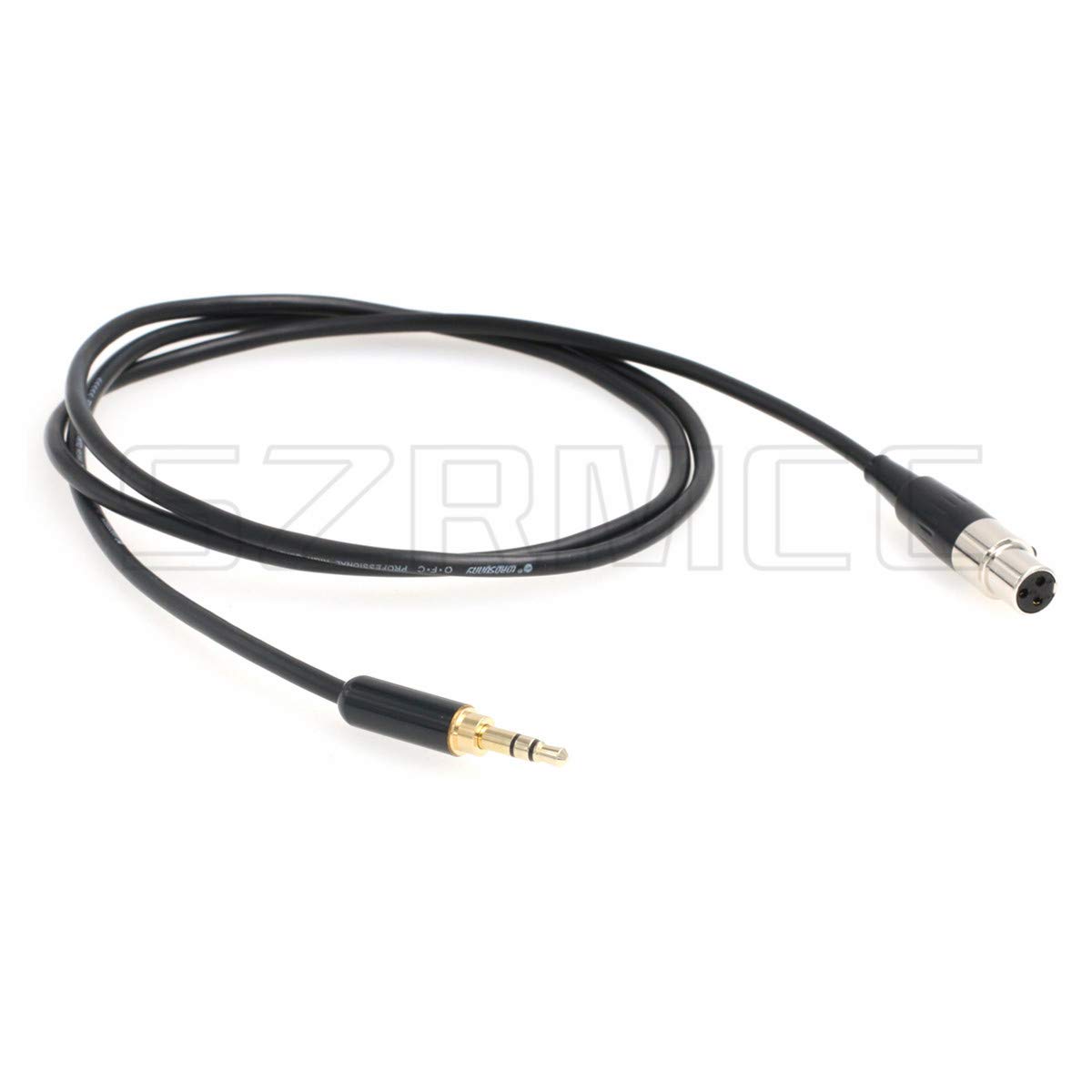SZRMCC 3.5mm 1/8'' TRS to TA3F 3 Pin Mini-XLR Audio Cable for Sennheiser AKG Headphones Mic