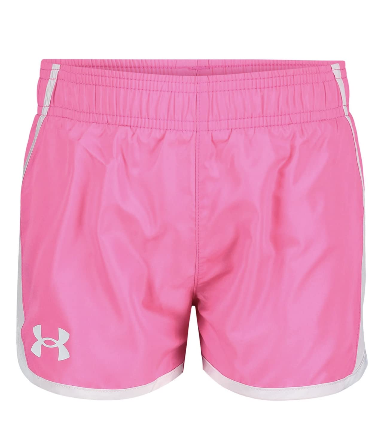 Under Armour Girls' Little Record Breaker Short, Pink Surge SP20, 6