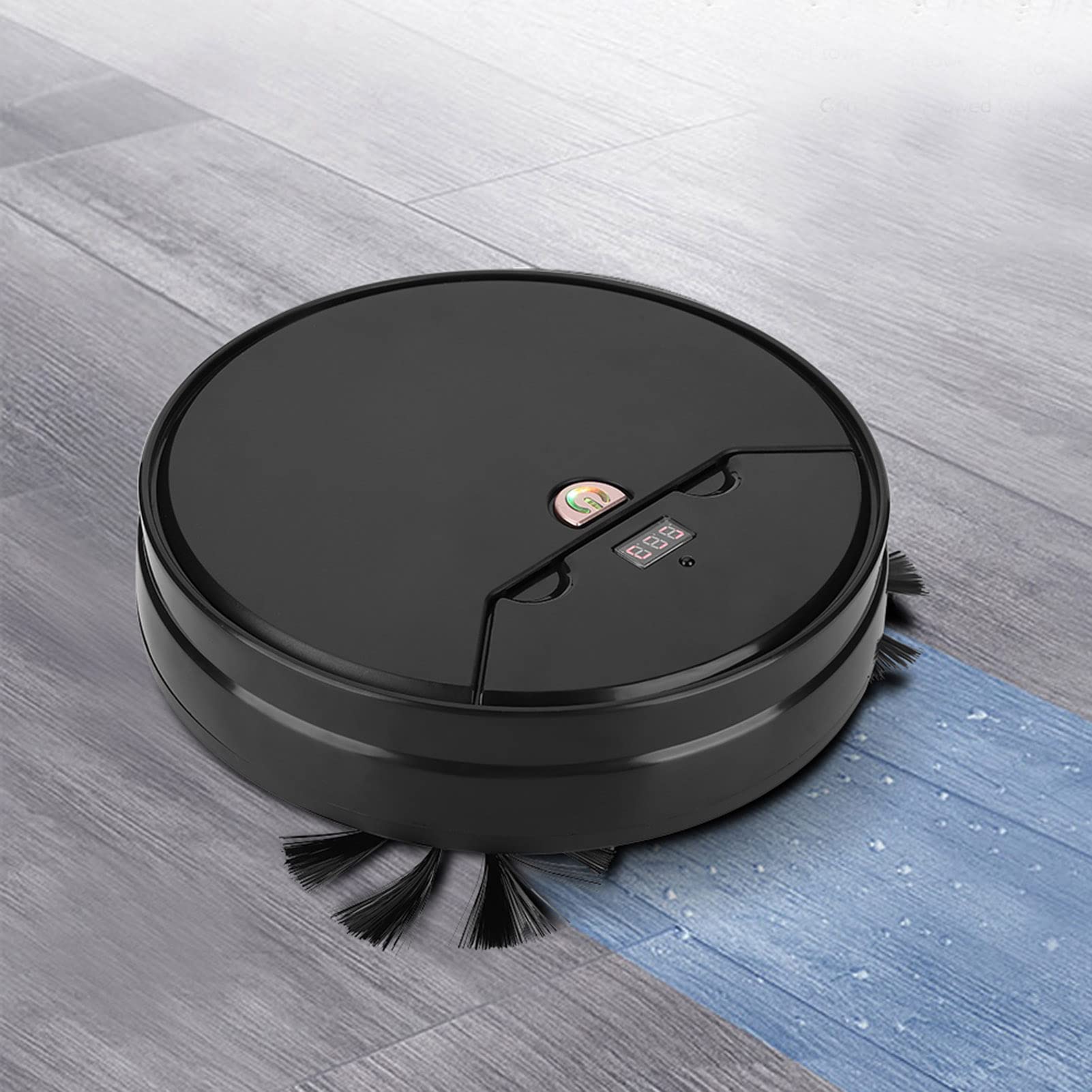 Zerodis Robot Vacuum and Mop Combo, Smart Robotic Sweeping Cleaner Slim Mopping Robot Vacuum Cleanning Tool for Home Office Hard Floor Pet Hair Carpet