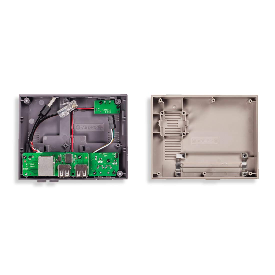 Retroflag Raspberry pi case NESPi Case Plus with Cooling Fan & Heat Sinks Safe Shutdown for Raspberry Pi 3 B+ (B Plus)