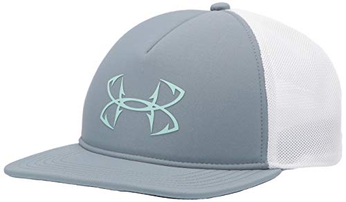 Under Armour Outdoor Trucker Hat, Hushed Turquoise (396)/Aqua Float, One Size Fits all