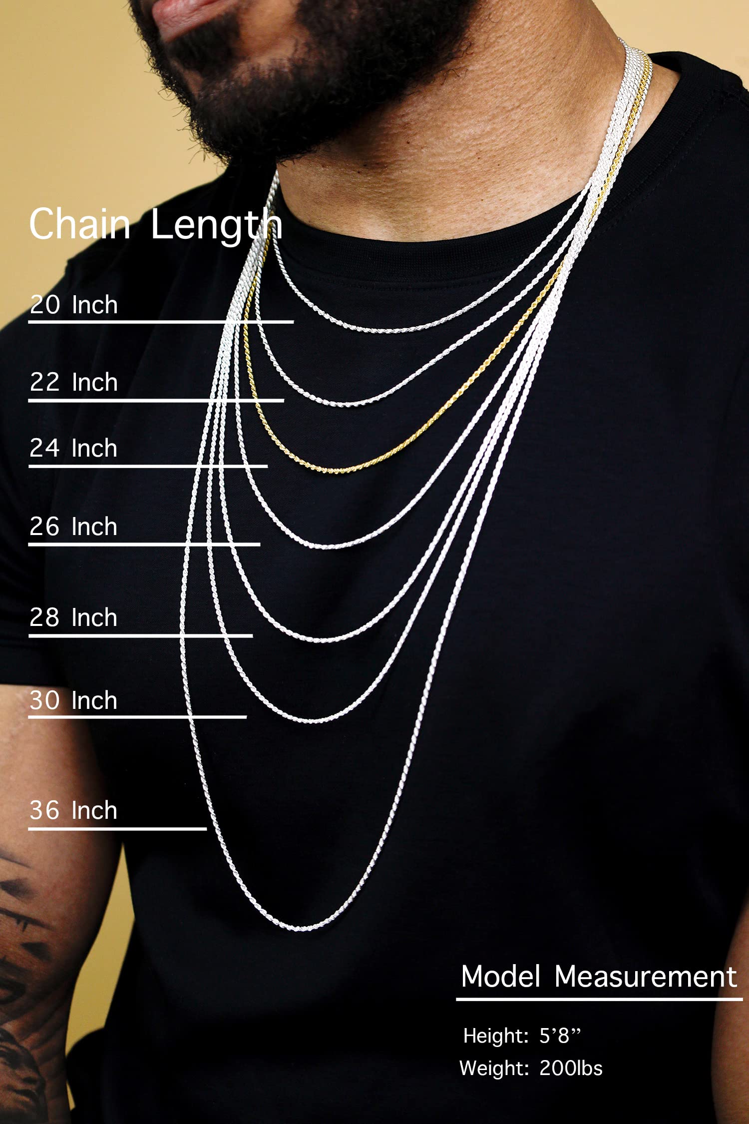 Sterling Silver Rolo Chain 2.1mm Solid 925 Italian Round Cable Link Necklace 20"
