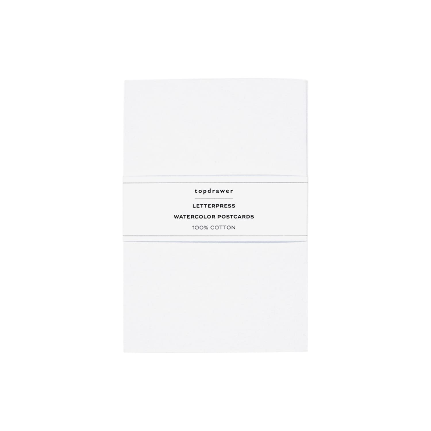 Topdrawer 100% Cotton 4x6 Blank Watercolor Postcards, 300lb/640gsm Cold Press, 15 Pack