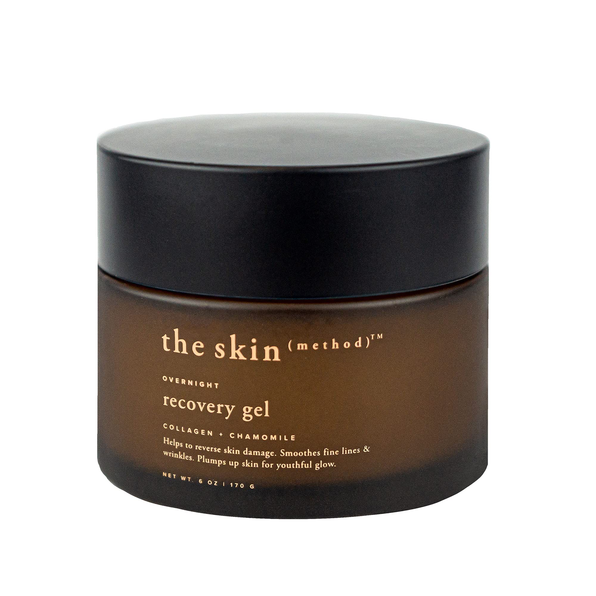 The Skin Method Overnight Recovery Gel with Collagen Chamomile Night Skin Care - 4 fl oz