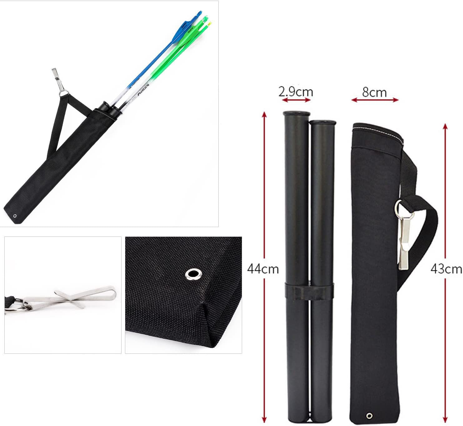 Vogbel Recurve Bow and Arrows Set for Adults 30lb 40lb Archery Bow Kit 53" Takedown Bow Suit Left and Right Hand Shooters Shooting Practice