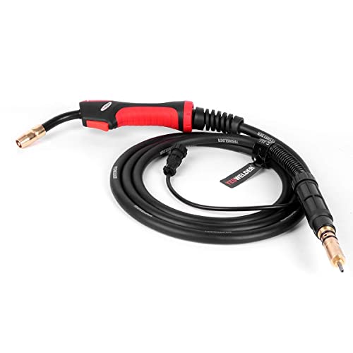 YESWEDLER MIG Welding Gun Torch Stinger 100A 10ft Replacement for Miller M-100 M-10#248282& Welding Gun Accessory Kit .023"
