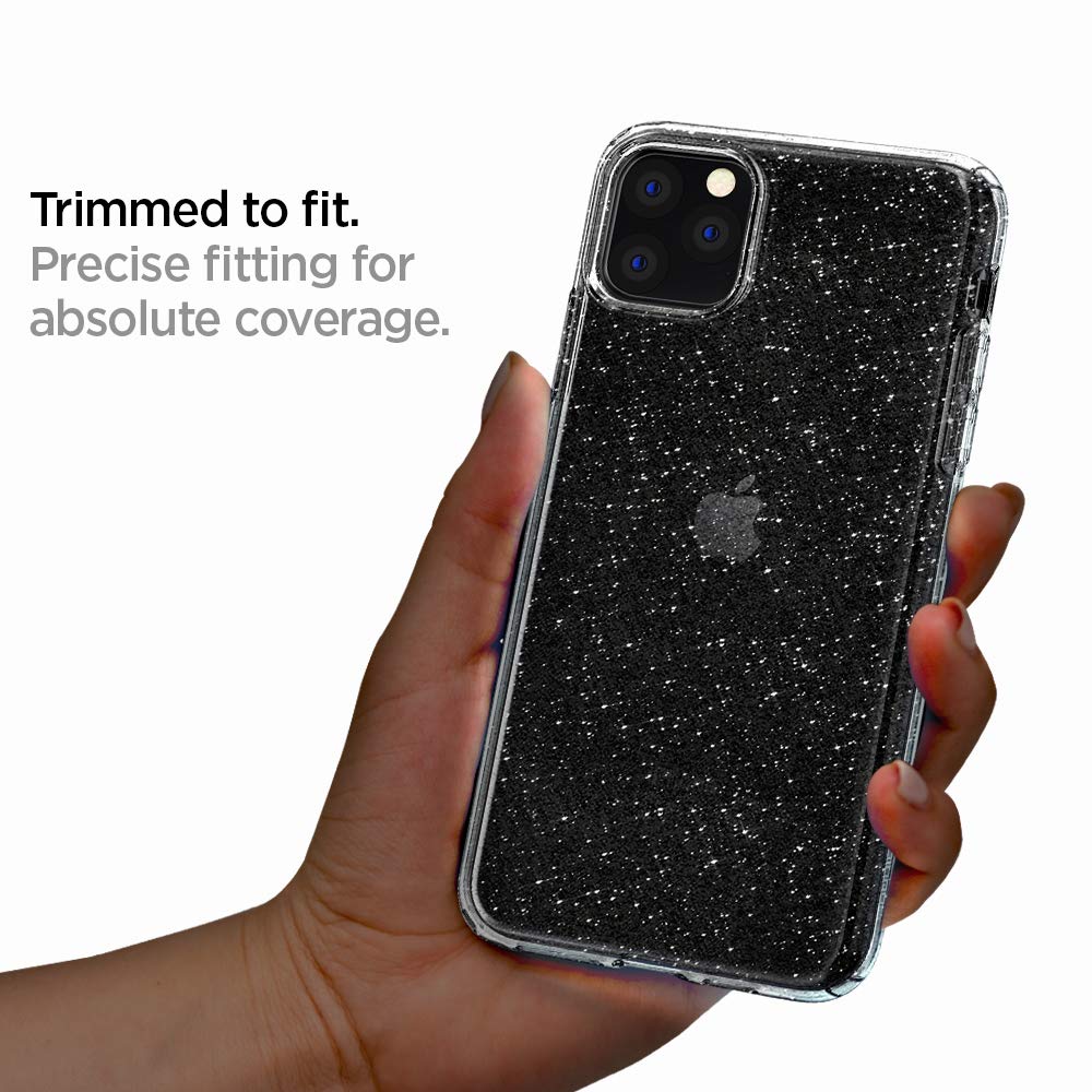 Spigen Liquid Crystal Glitter Designed for iPhone 11 Pro Case (2019) - Crystal Quartz