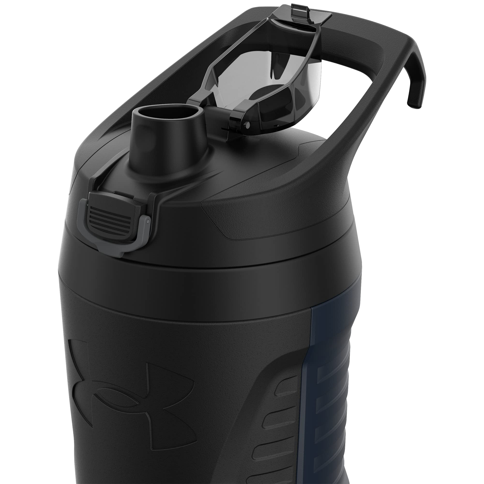 Under Armour 32oz Playmaker Water Jug, White/Blue Surf
