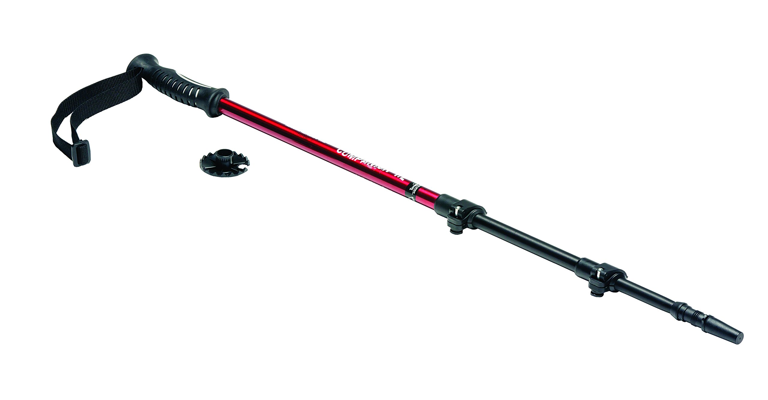 Texsport Companion Adjustable Trekking Pole Walking Hiking Stick with Tungsten Tip for Camping Climbing or Indoors