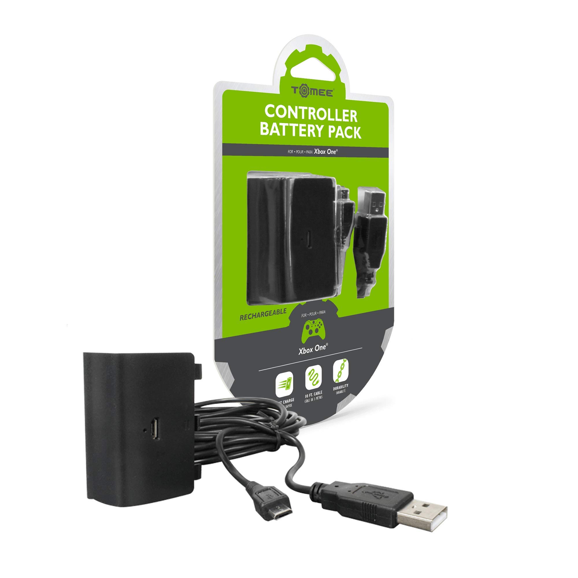 Tomee Controller Battery Pack and Charge Cable for Xbox One