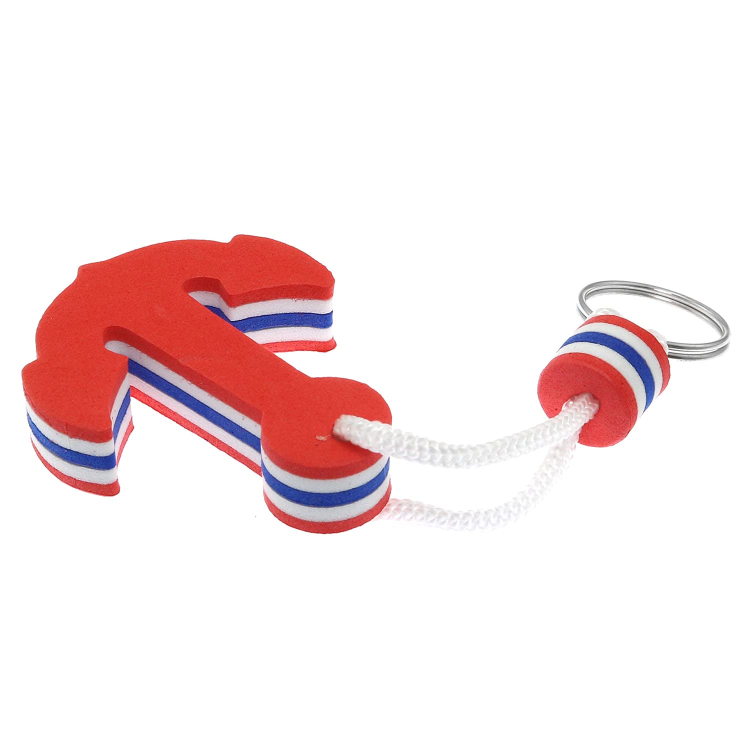 ZRM&E 2pcs Floating Key Chains Anchor Floating Key Chains for Boats Fishing Sailing Water Sports (Orange, Red)