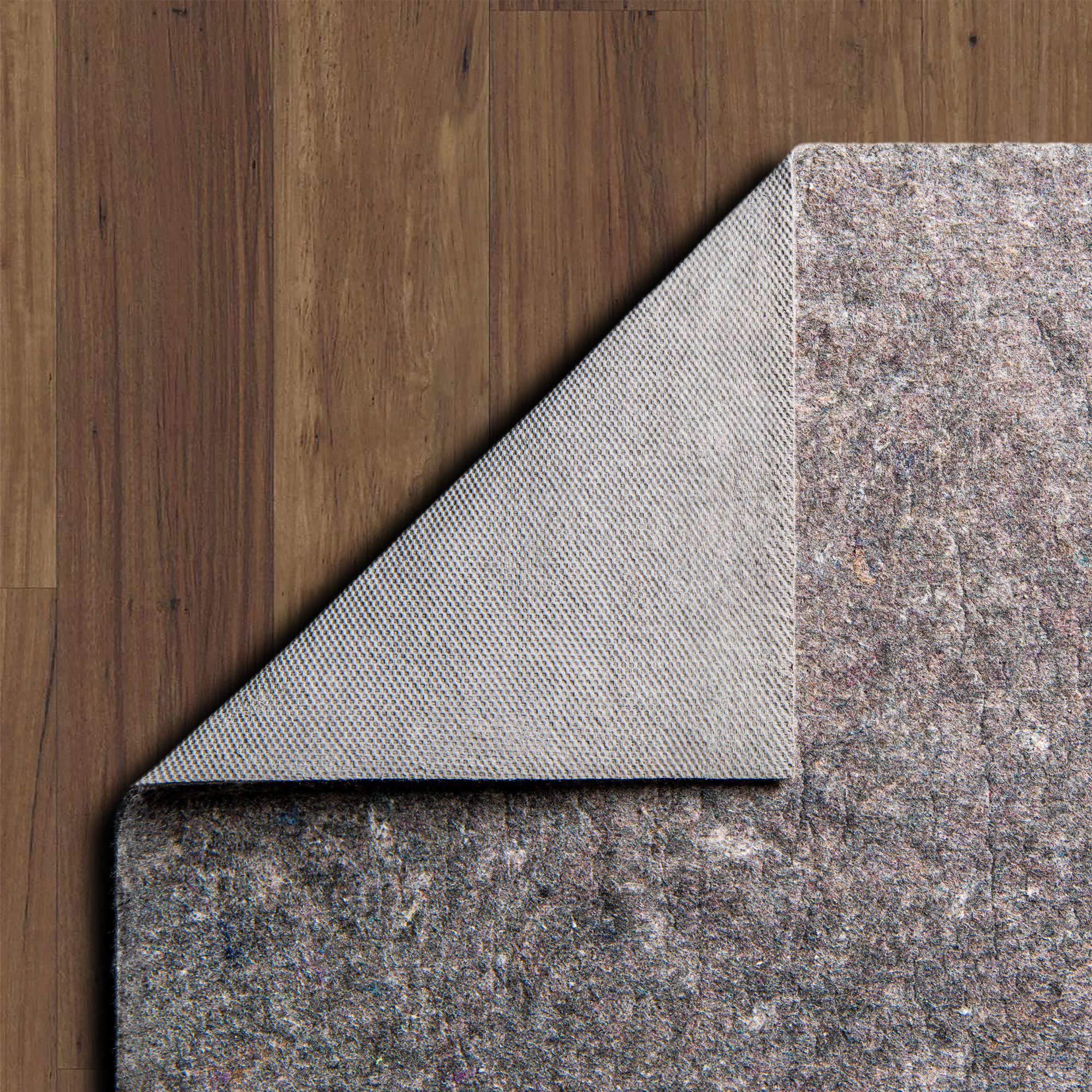 Unique Loom Uni-Luxe Dual Surface Felt and Rubber Non-Slip Rug Pad 1/4" Thick (8'x 10')