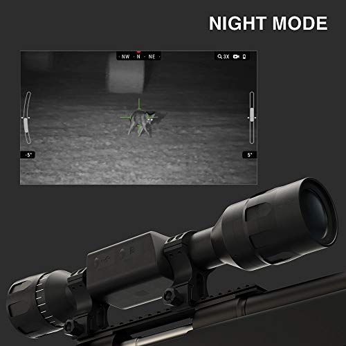 X-Sight LTV Ultra Light Day/Night Hunting Scope w/QHD+Sensor, Video Record, 10hrs+ Battery Power (3-9x)