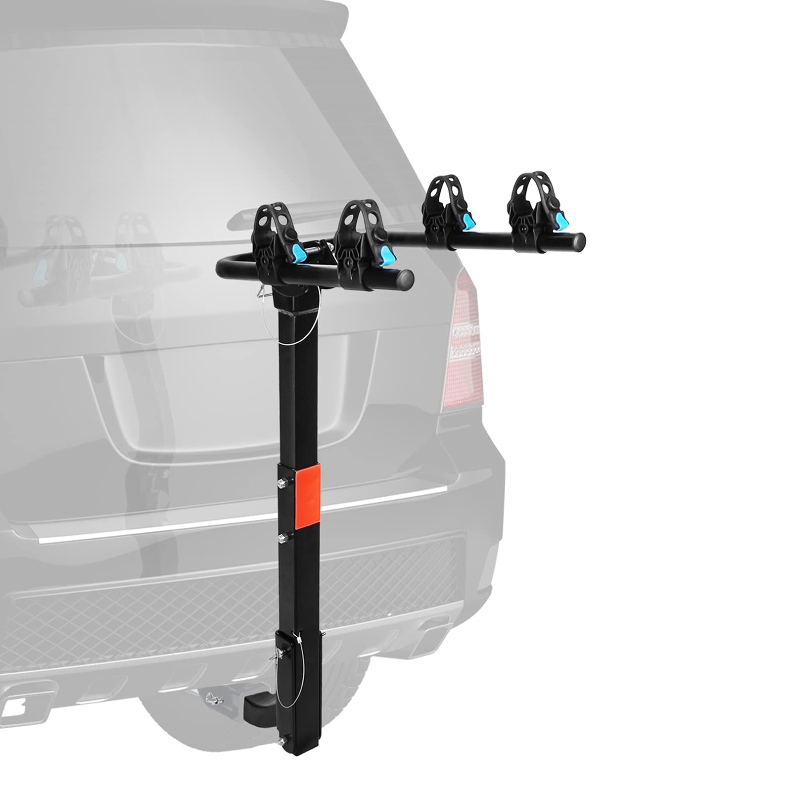 XCAR 2-Bike Universal Hitch Mounted Bike Carrier Rack for Car Trailer with 2" Receiver