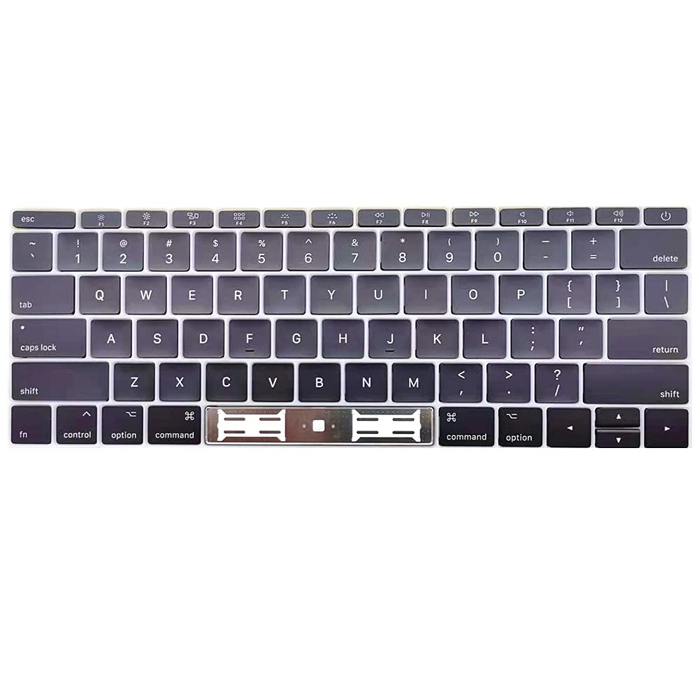 Replacement Keyboard Keycaps Keys,Full Set of US Replacement Keycaps QWERTY for MacBook Pro 13" / 15" A1706 A1707 A1708 2016 2017 Year for MacBook 12" A1534 2017 Year
