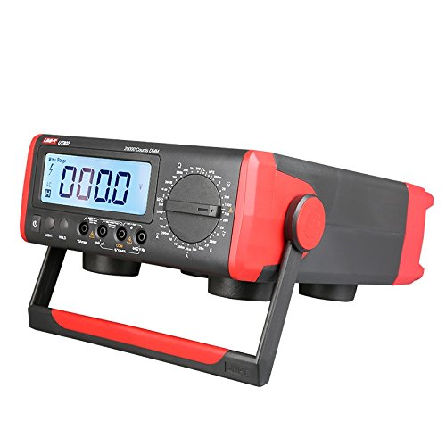 UNI-T UT802 Benchtop Digital Multimeter AC/DC Voltage AC/DC Current Resistance Frequency Capacitance Temperature Transistor (hEF) Diode 20000-count ±(0.1%+3)