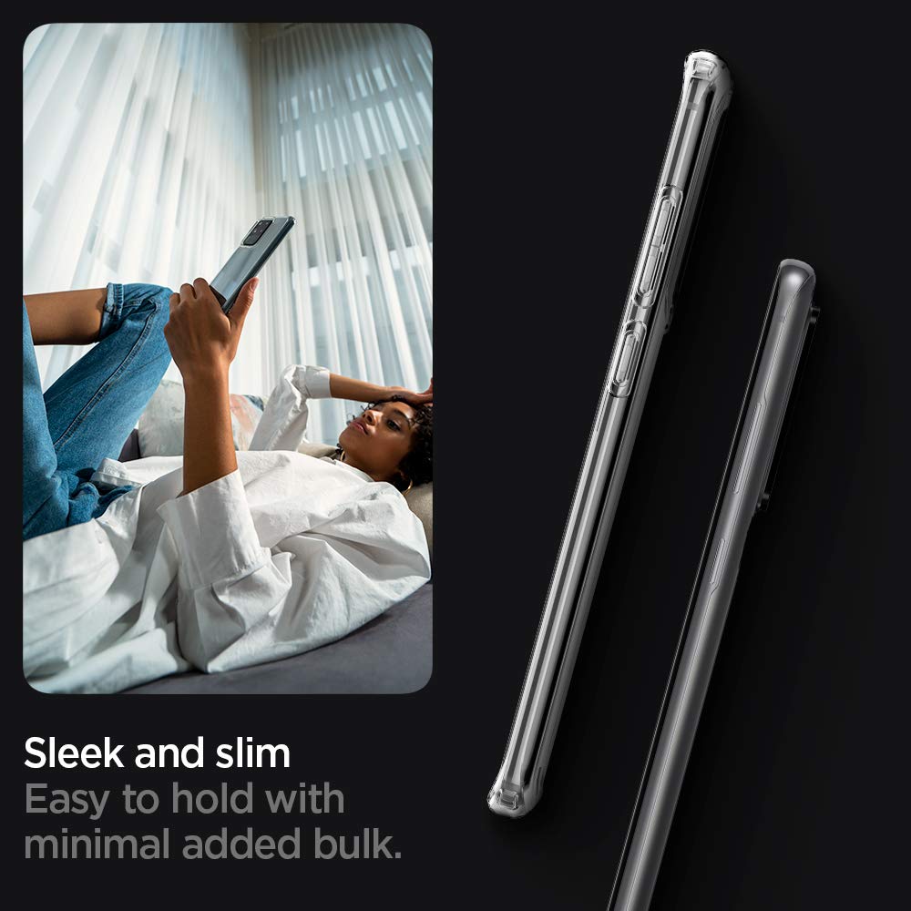 Spigen Ultra Hybrid Designed for Samsung Galaxy S20 Ultra Case/Galaxy S20 Ultra 5G Case (2020) - Crystal Clear